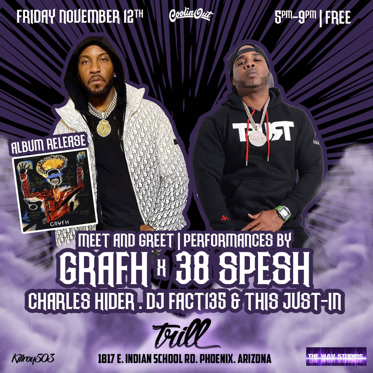 38 Spesh and Grafh Performing at Trill Hip Hop Shop - Trill Hip Hop Shop