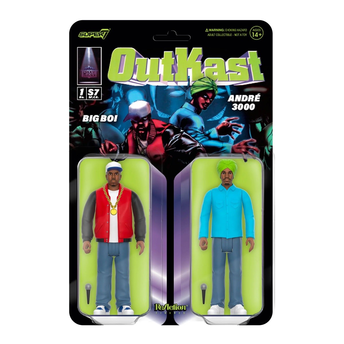 Super 7 Reaction Figures Outkast Double Pack Set - Trill Hip Hop Shop